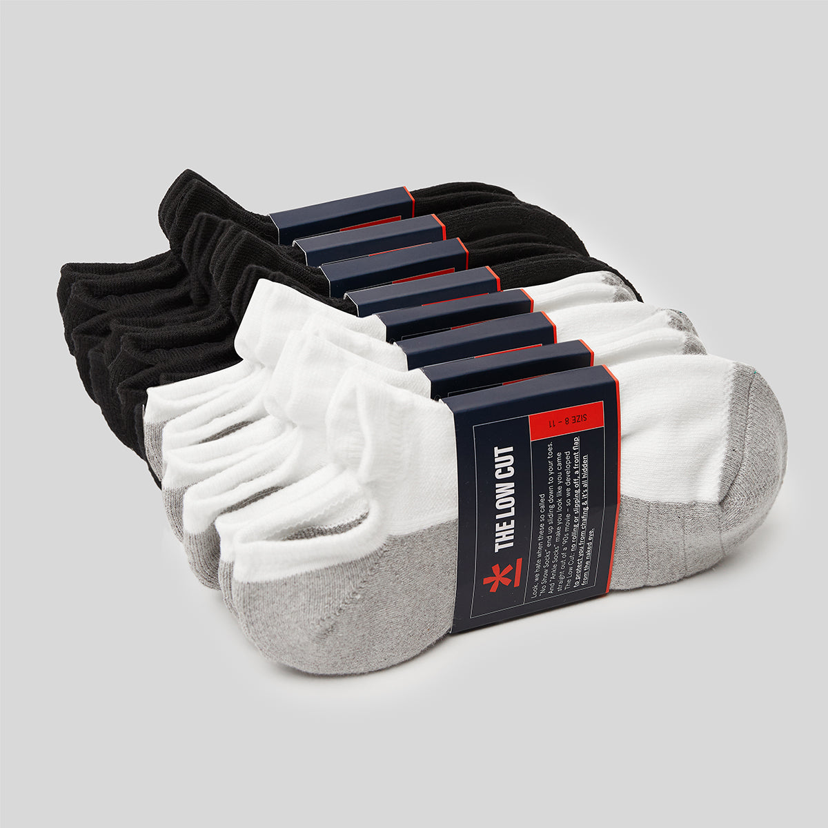 8-Pack Low Cut Socks – Manmade